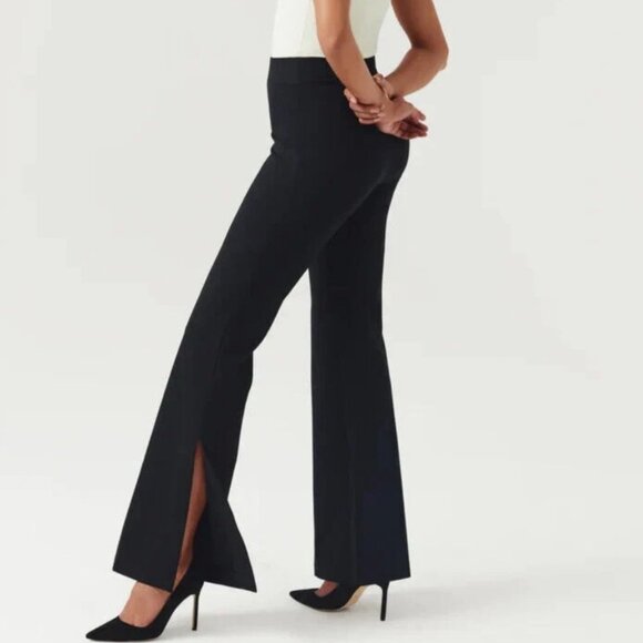 SPANX | Pants & Jumpsuits | Spanx Pants Perfect Double Split Flare ...